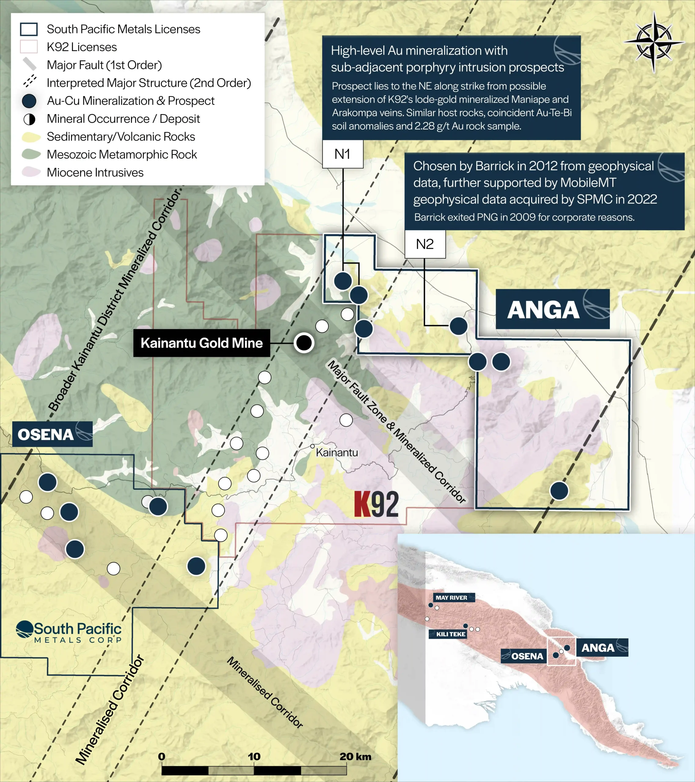 Anga Project – South Pacific Metals